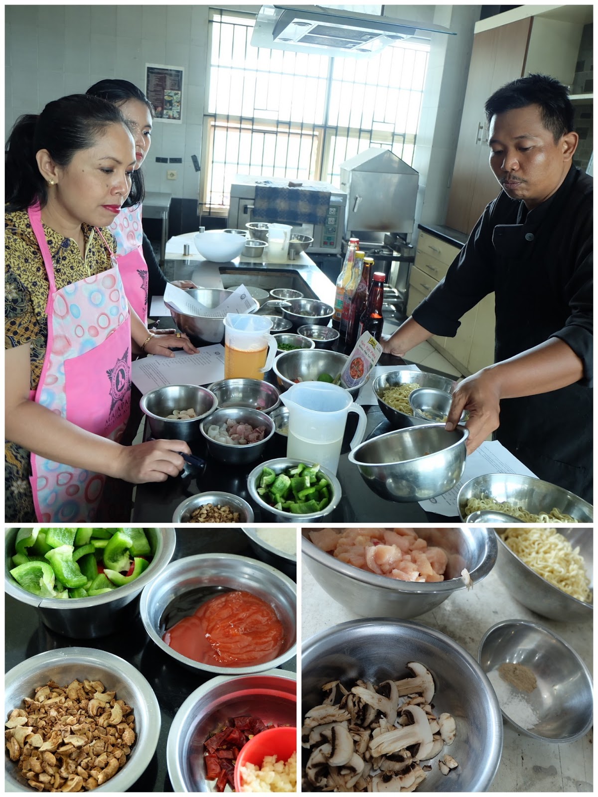 Demo Masak Menu Hot Plate Kekinian ala Tristar Institute Surabaya