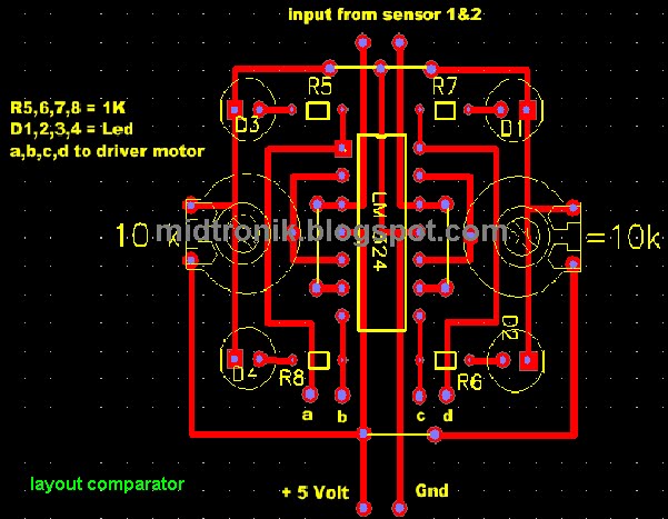 21+ Skema Rangkaian Robot Line Follower