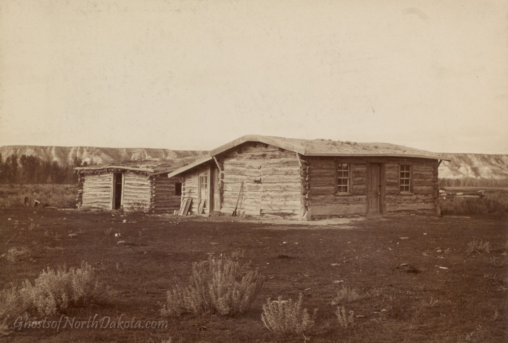 The Log Blog: Theodore Roosevelt's cabin at his Maltese Cross Ranch