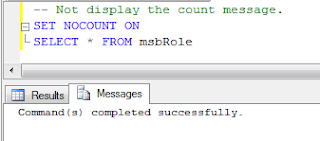 Usage of SET NOCOUNT ON in SQL Server - Developers Zone