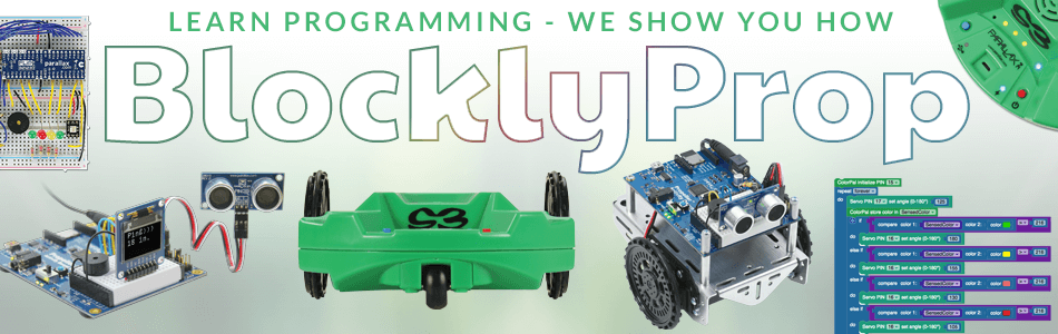 Robotics Under the Stole: BlocklyProp - A Way In