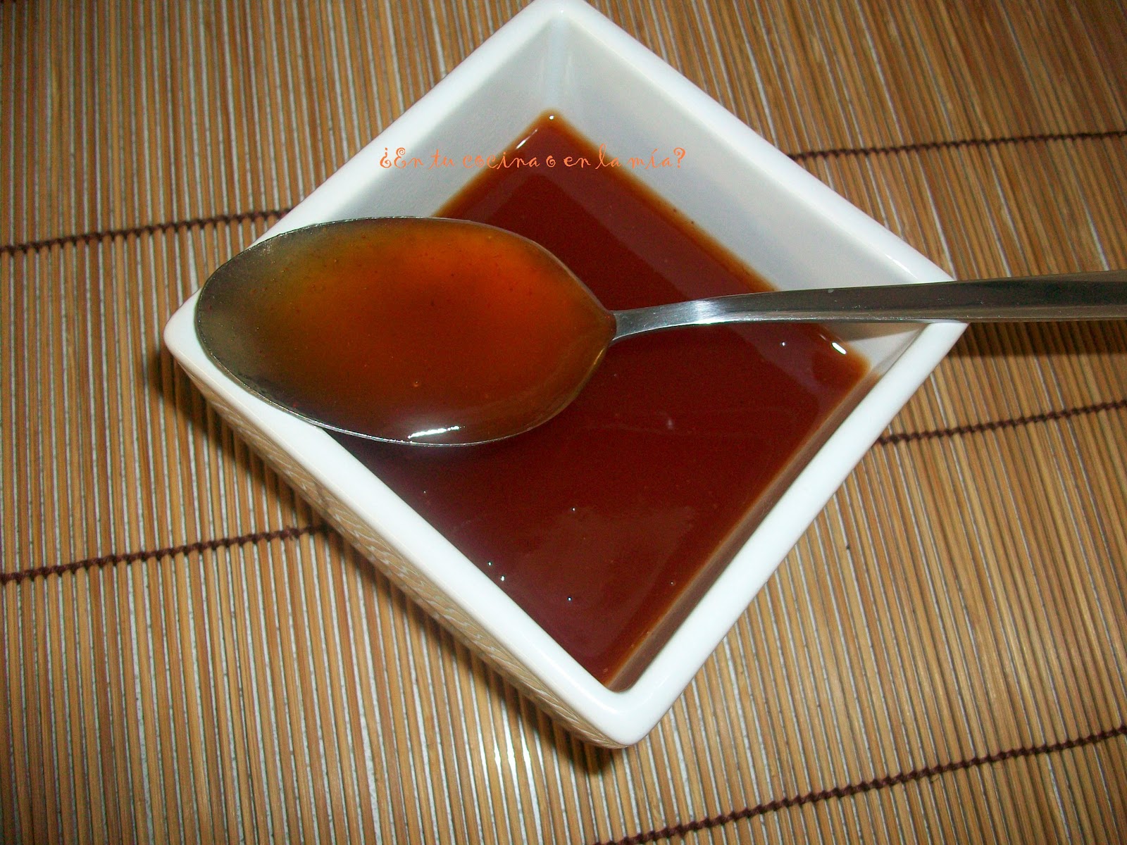 ¿En tu cocina o en la mía?: SALSA AGRIDULCE