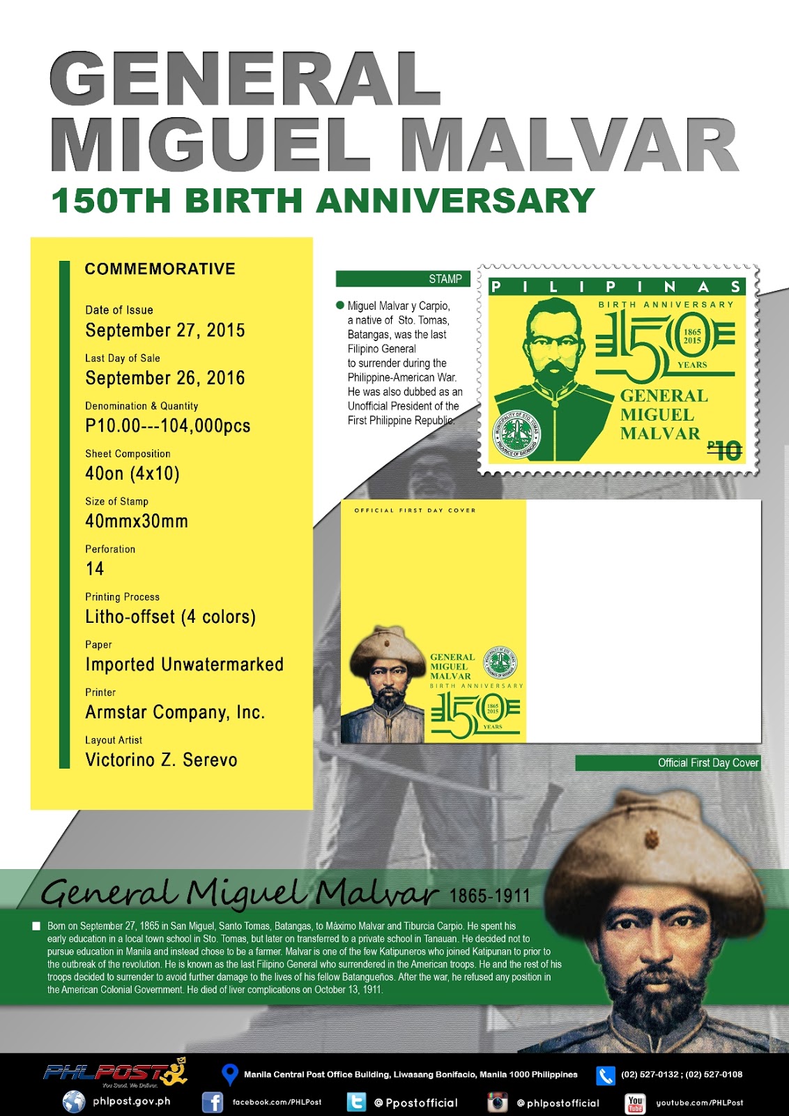 Philatelic Philippines: Gen. Malvar