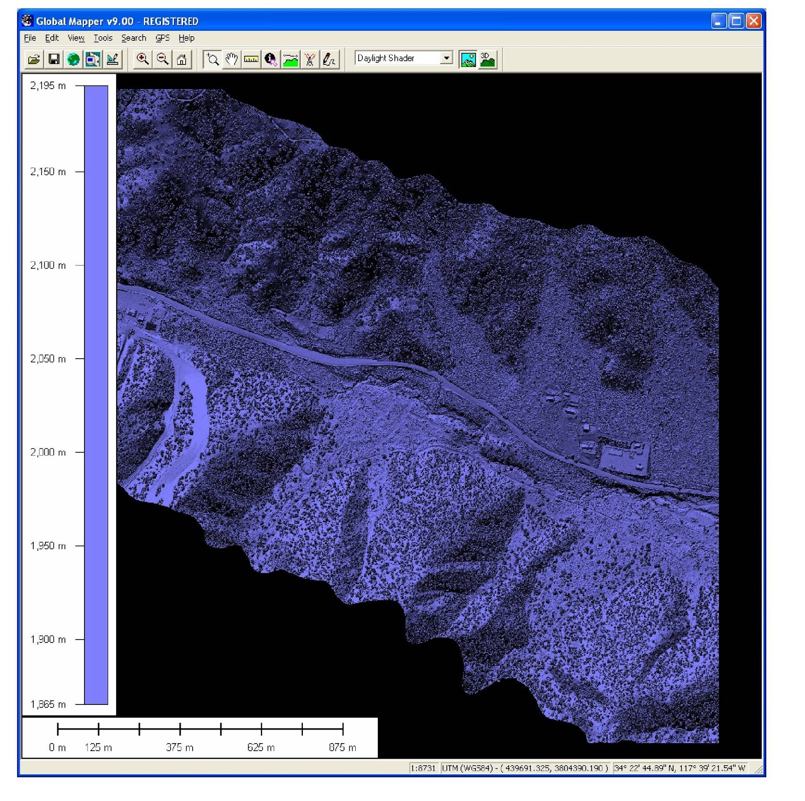 Global Mapper (Visualisasi Dasar)