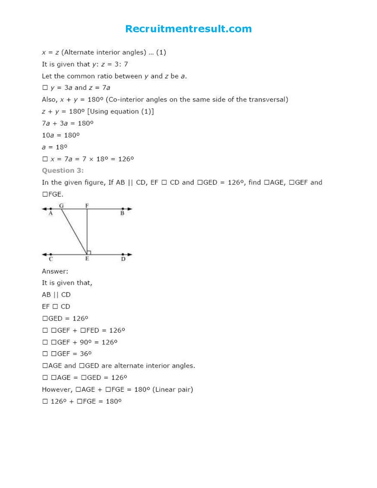 MathS HUB: Chapter 6 Lines And Angles