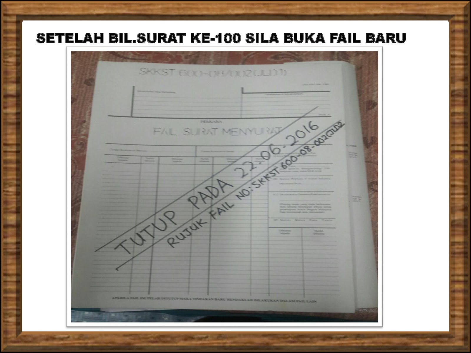 Pusat Sumber STARS: PENGURUSAN FAIL