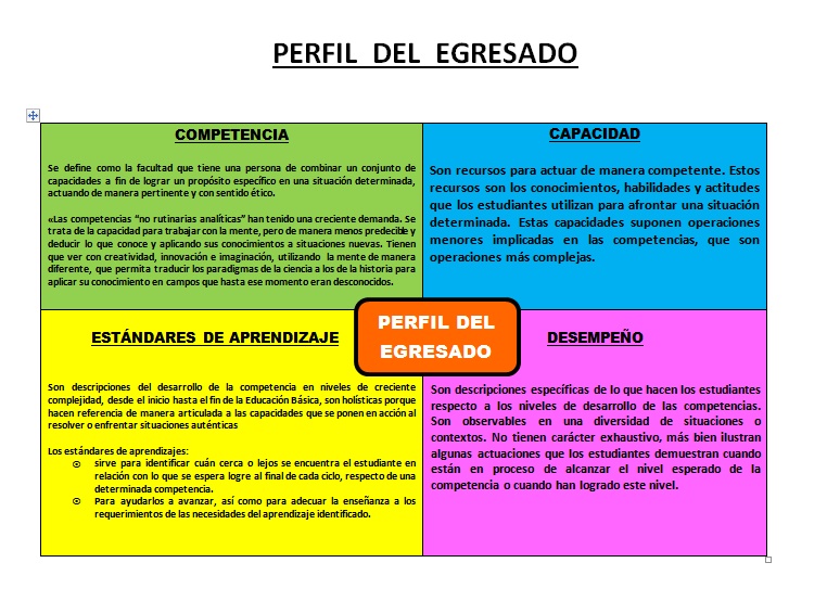 FEYALEGRIA33: PERFIL DEL EGRESADO