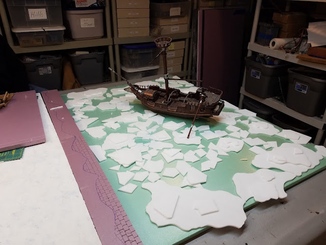 Xin's Lair: Frostgrave Table for Cold Wars.