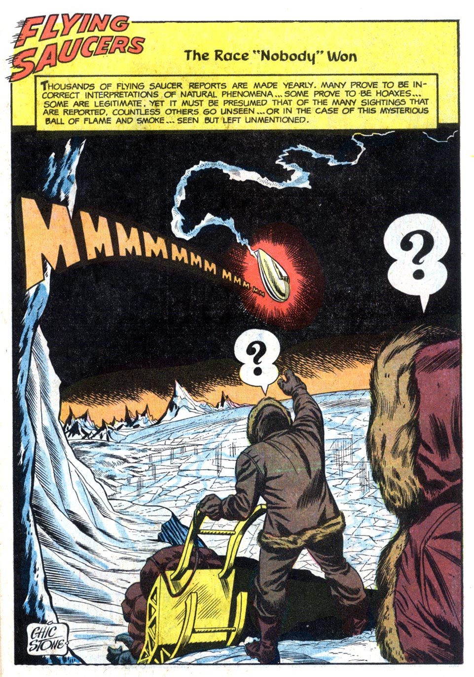 Four-Color Shadows: Flying Saucers-Chic Stone-1967