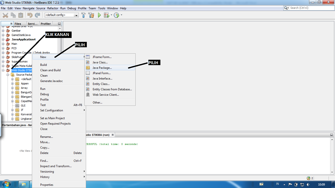 Contoh Program Penjumlahan Java Netbeans ~ Materi Java Pemula