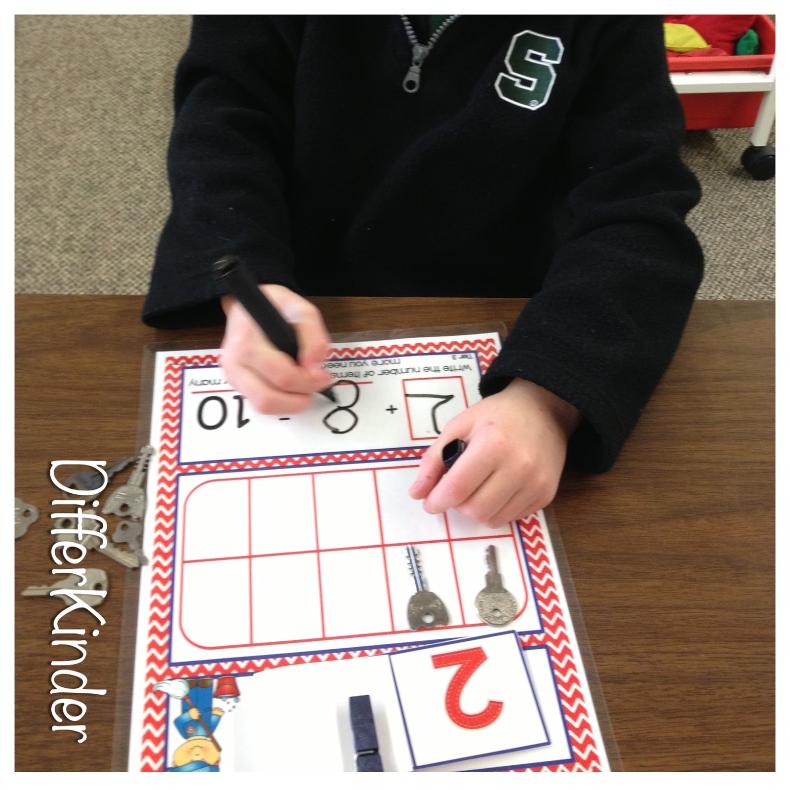 The KEY to making math stations fun! - Differentiated Kindergarten