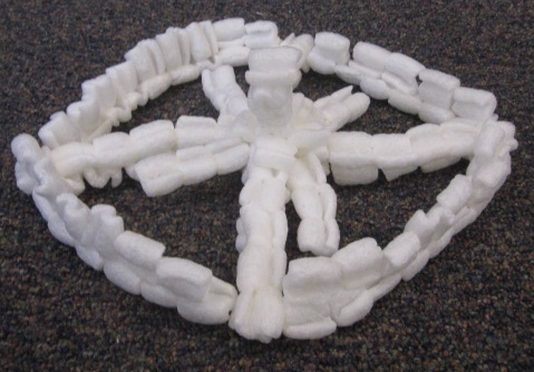 shine brite zamorano: styro snow.