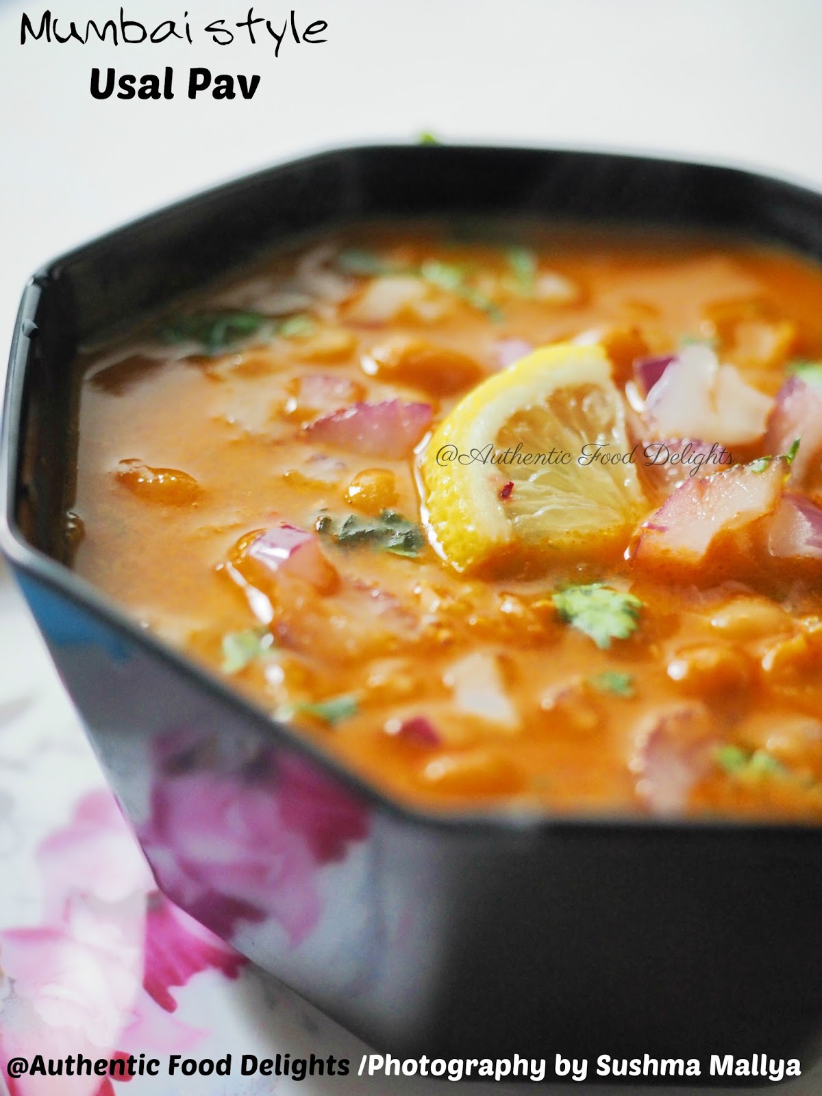 Authentic Food Delights: Mumbai style Usal Pav