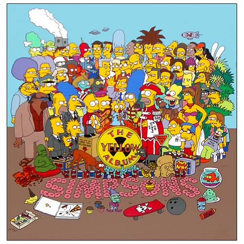 BEATLES RELATED CDS: THE YELLOW ALBUM : THE SIMPSONS