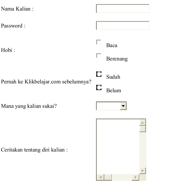 Herdiantiiky Membuat Form Isian Pada Html