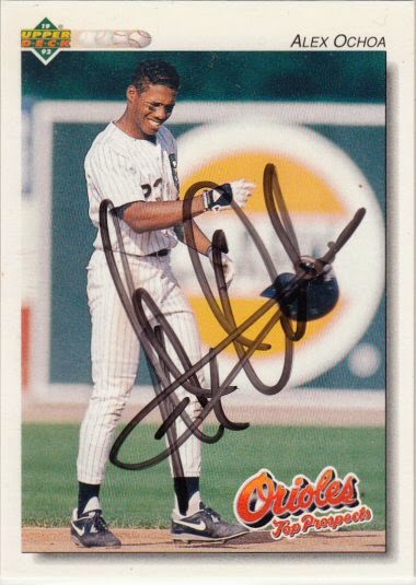 Daily Autograph: Alex Ochoa