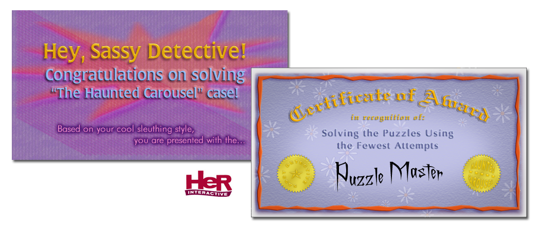 Amateur Sleuth: Awards, Trophies and Badges