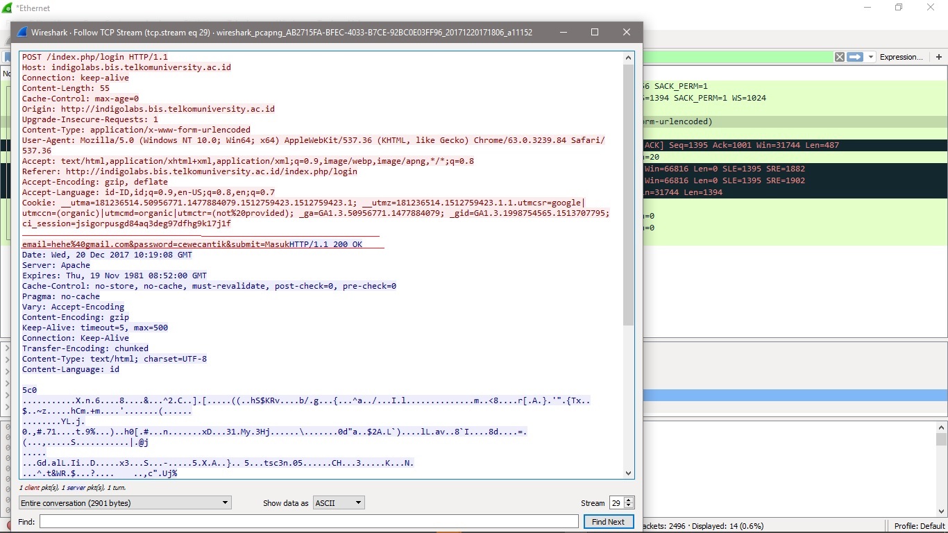 Cara Sniffing Password Dengan Menggunakan Wireshark - Coretan Bebas