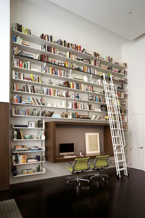 Emerald + Aubergine: Mezzanine Libraries - A lofty idea!