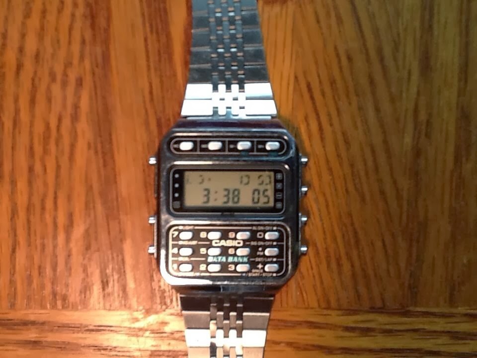 Calculator Watch Print: Casio CD-401 Revive