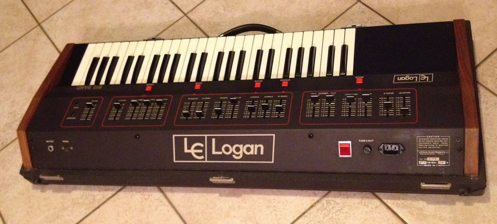 MATRIXSYNTH: LOGAN BIG BAND Vintage Analog Italian Synth/String machine