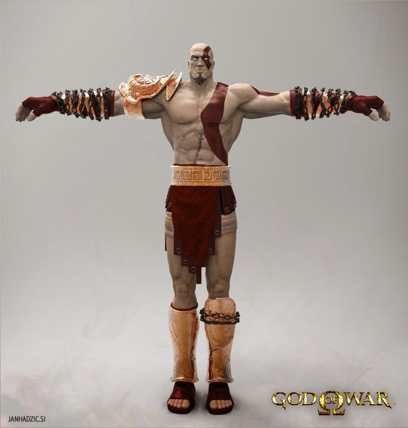 Johanaan ART: Kratos 3D model