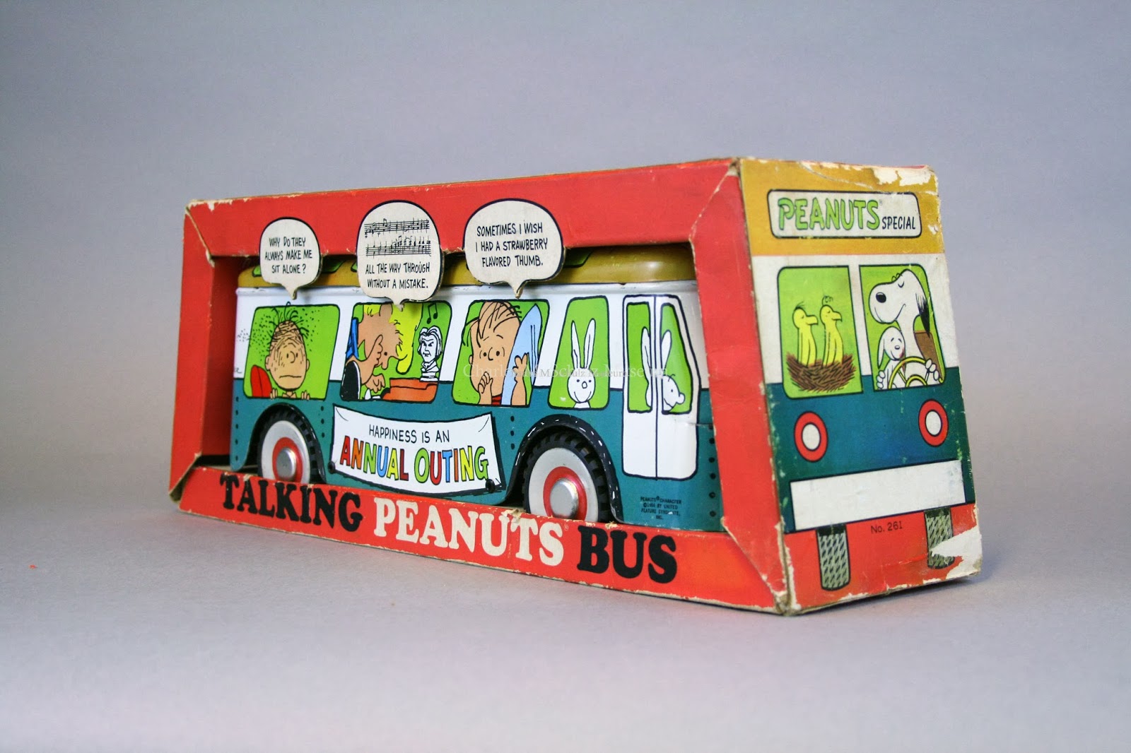 My dad: Vero's Inventions: Peanuts (talking) Bus