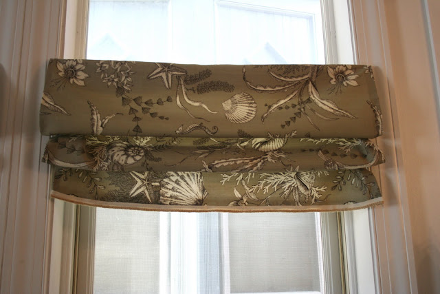 Easiest Faux Roman Shades Ever {how to roman shade}