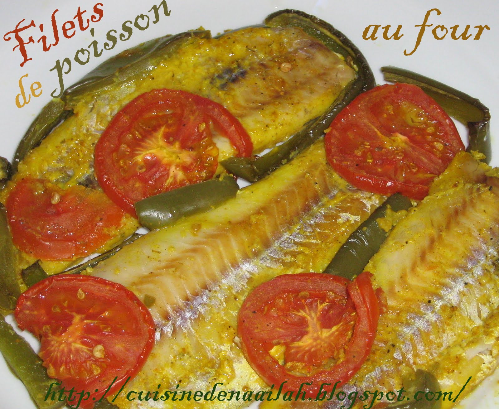 Les essais culinaires de Naailah: Filets de poisson au four