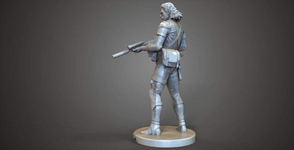 Metal Gear - Big Boss 3D Model | Static | 3D Printing Designs