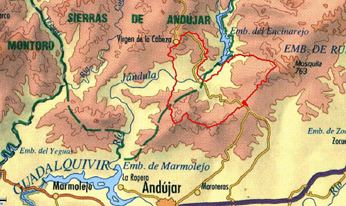 Espacios Naturales de Jaen: Prque Natural Sierra de Andujar