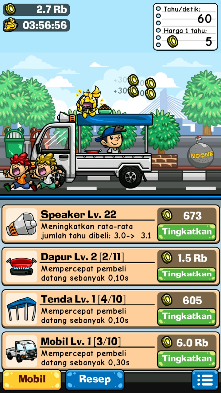 Tahu Bulat Android Review : Rasakan Asyiknya Menjajakan Tahu Bulat Keliling