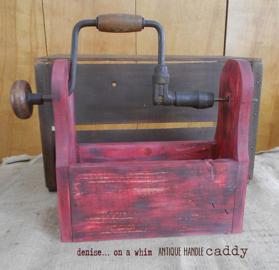 denise...on a whim: Antique Handle Caddy