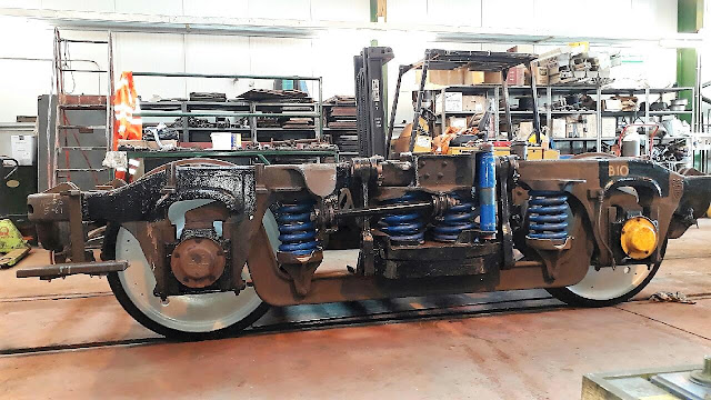 Restoring coaches at Aviemore: Commonwealth bogies