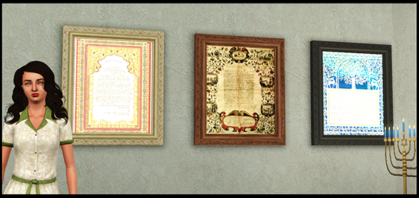 My Sims 3 Blog: Ketubot Traditional Jewish Marriage Contracts by ...