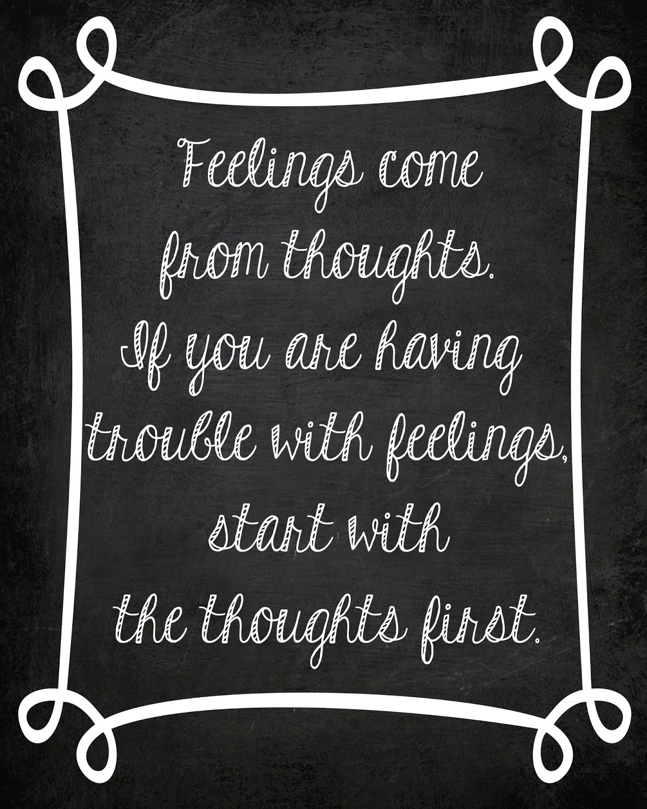 Autumn-Bennett: Feelings Come From Thoughts