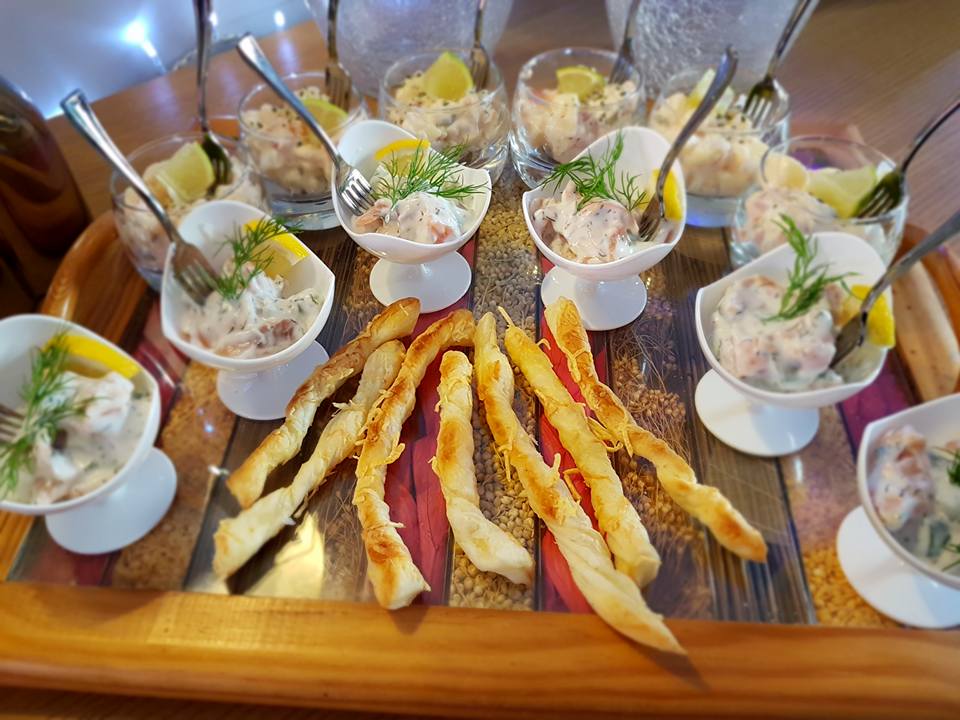 le buffet de Martine Api: Verrines au saumon fumé