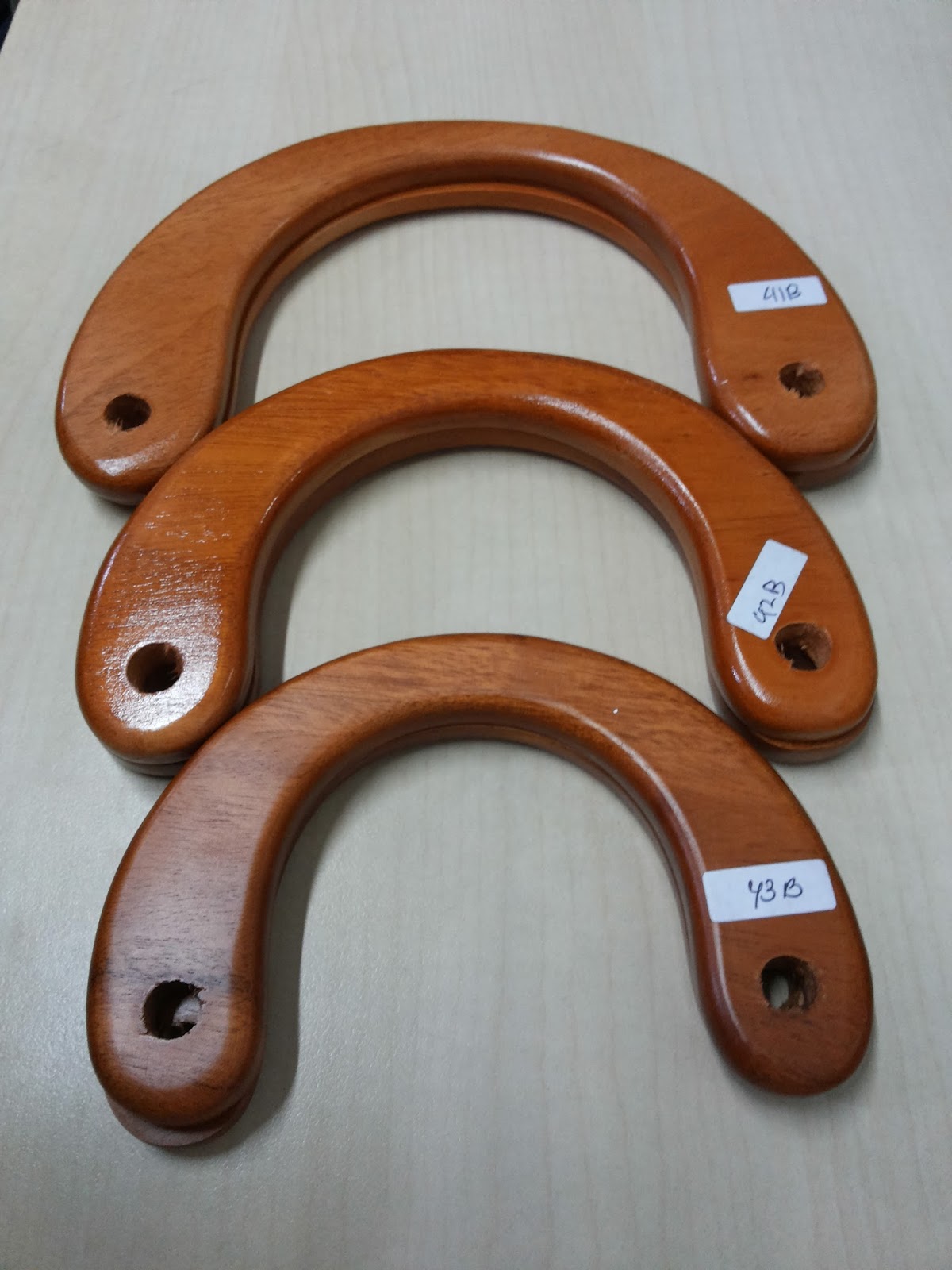 Crown Toko Benang (Yarns-Supplier) : Handle Tas Kayu Model "Classic"