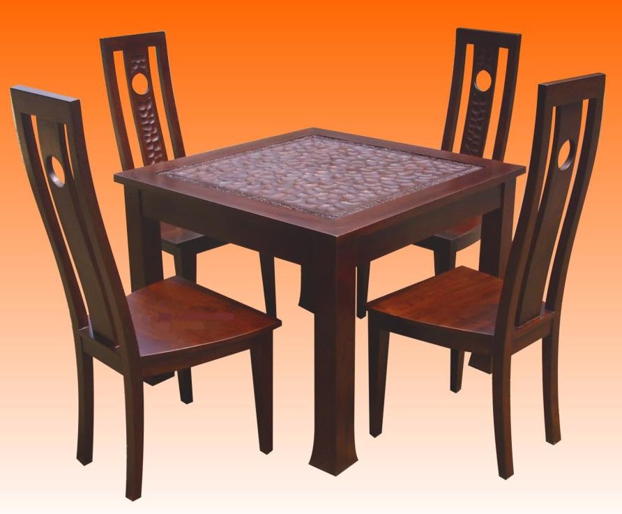 SET MEJA DAN KERUSI MAKAN - Dinning Set ( ANEKA PERABOT UKIRAN JATI ...