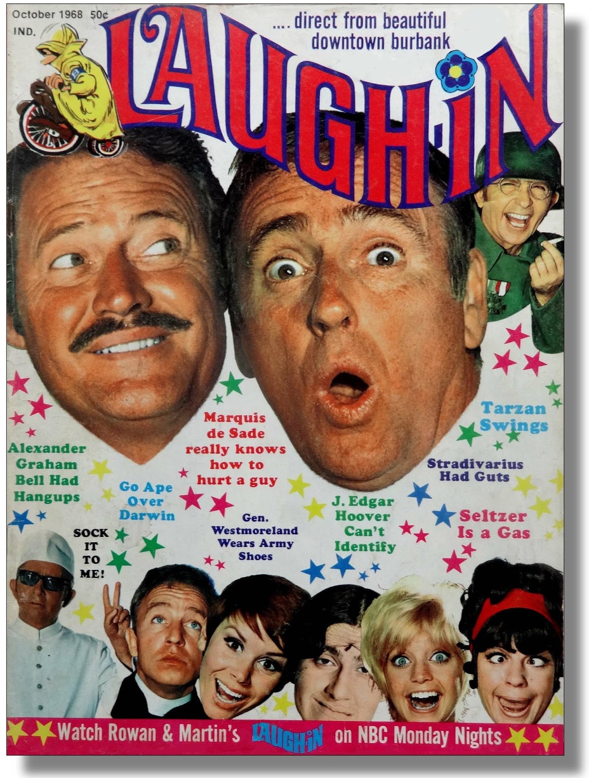 Past Print: Laugh-In magazine / first issue October 1968