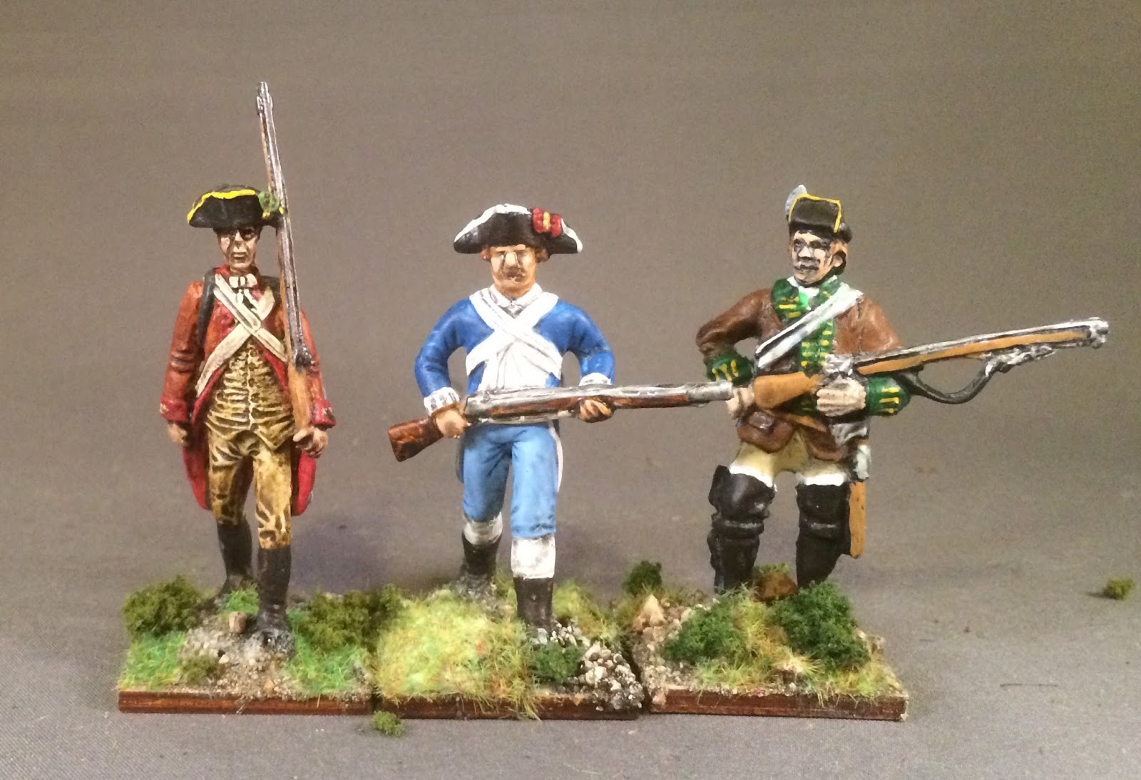 Bob's Miniature Wargaming Blog: 1/32-scale AWI Americans and Cthulhu ...