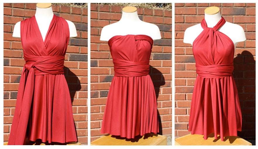 Su Sews So-So: Tuesday's Tutorial Treat: Little Red Infinity Dress