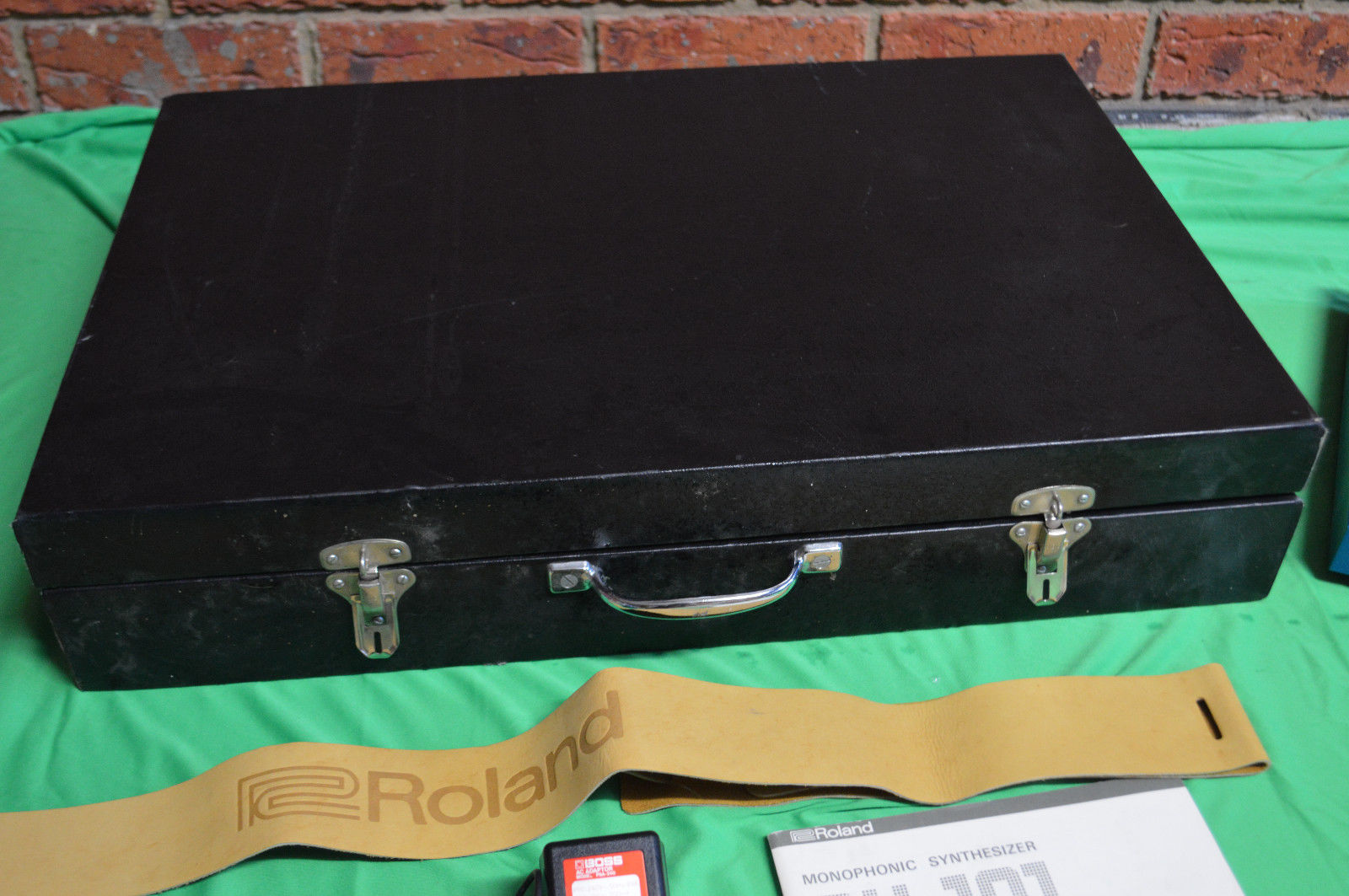 MATRIXSYNTH: Blue Roland SH-101 with Mod Grip, Strap & Case