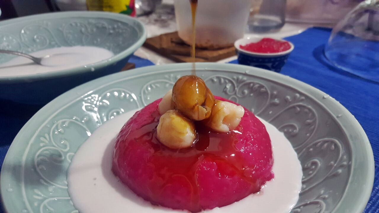 SurayaMSyed: Puding Sagu Gula Melaka Berlaici