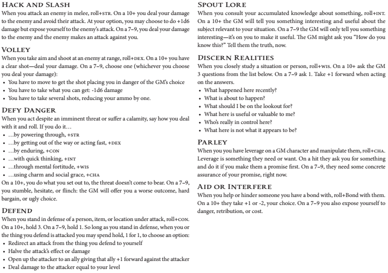 The Bearded Quail: Dungeon World Mini-Campaign Summary