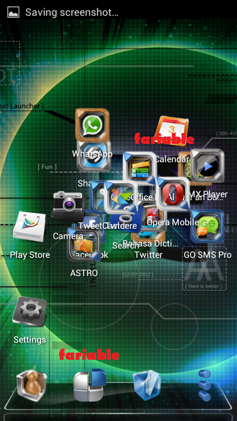 Next Launcher 3D - Kebebasan Mengatur Tampilan Gadget | fariable