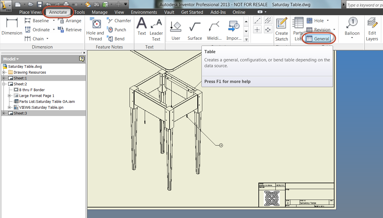 Inventor Tales Inserting Microsoft Excel Tables Into Autodesk Inventor Drawings