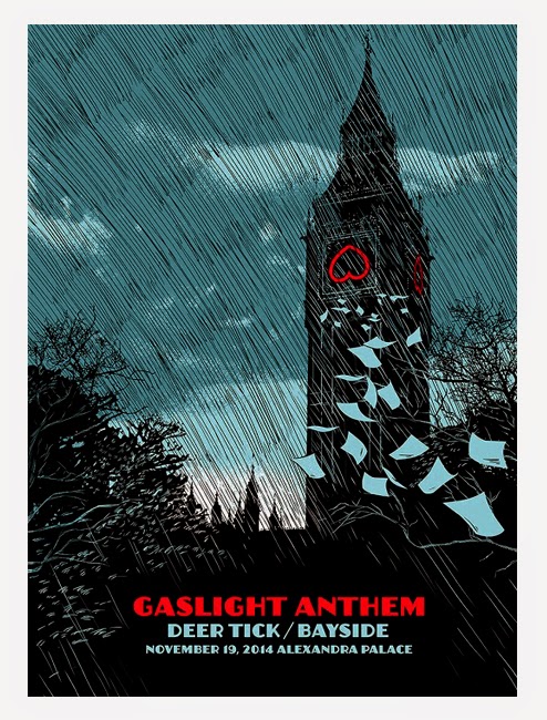INSIDE THE ROCK POSTER FRAME BLOG: Sick of It All & Gaslight Anthem ...