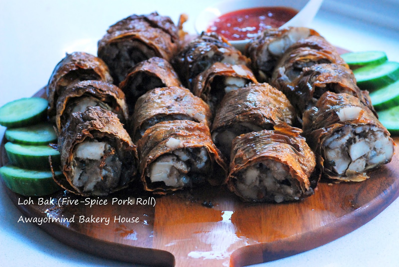 Awayofmind Bakery House: Loh Bak (Five-Spice Pork Roll) 五香肉卷