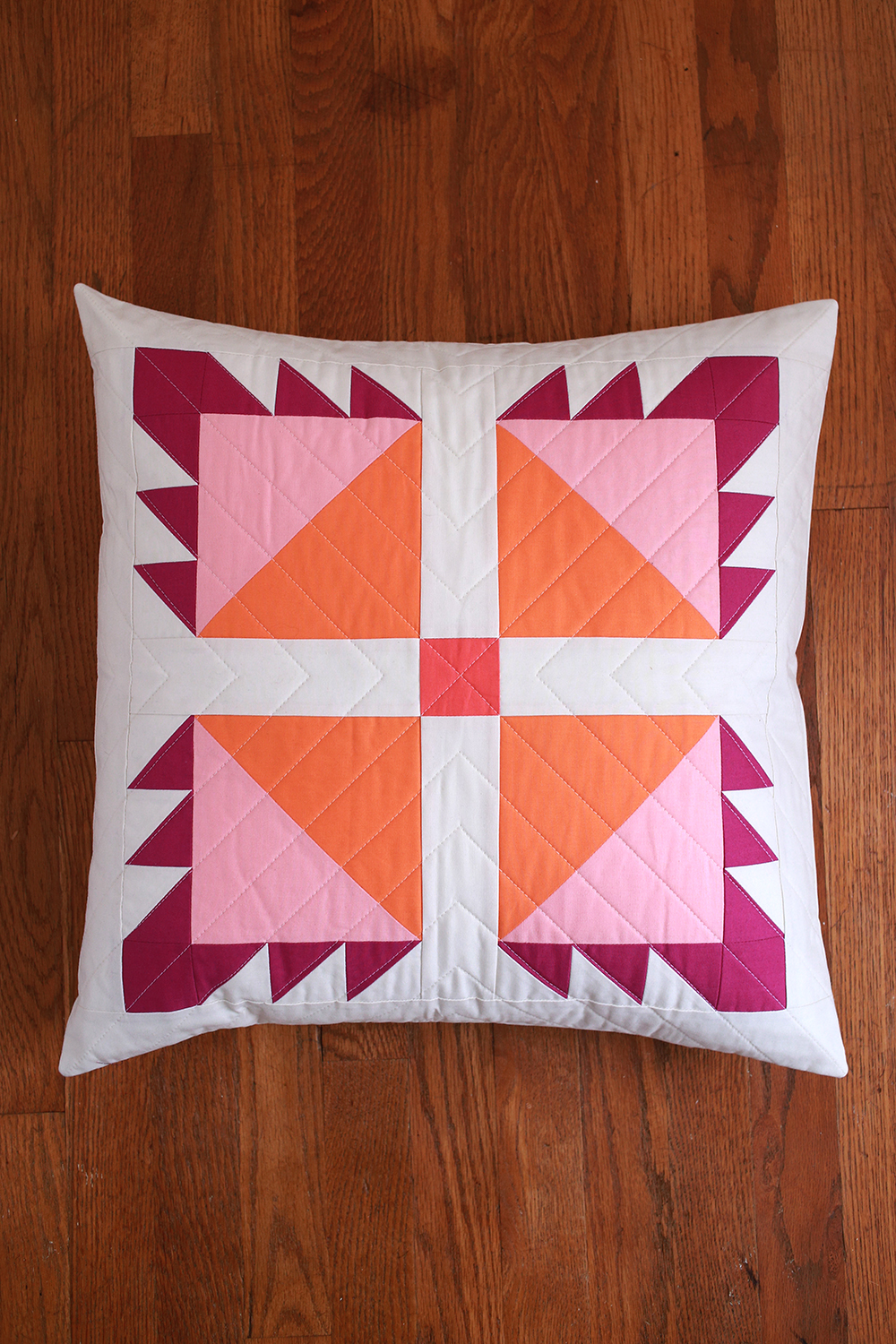In Color Order: Bear Paw Pillows in Quilts & More Winter 2019